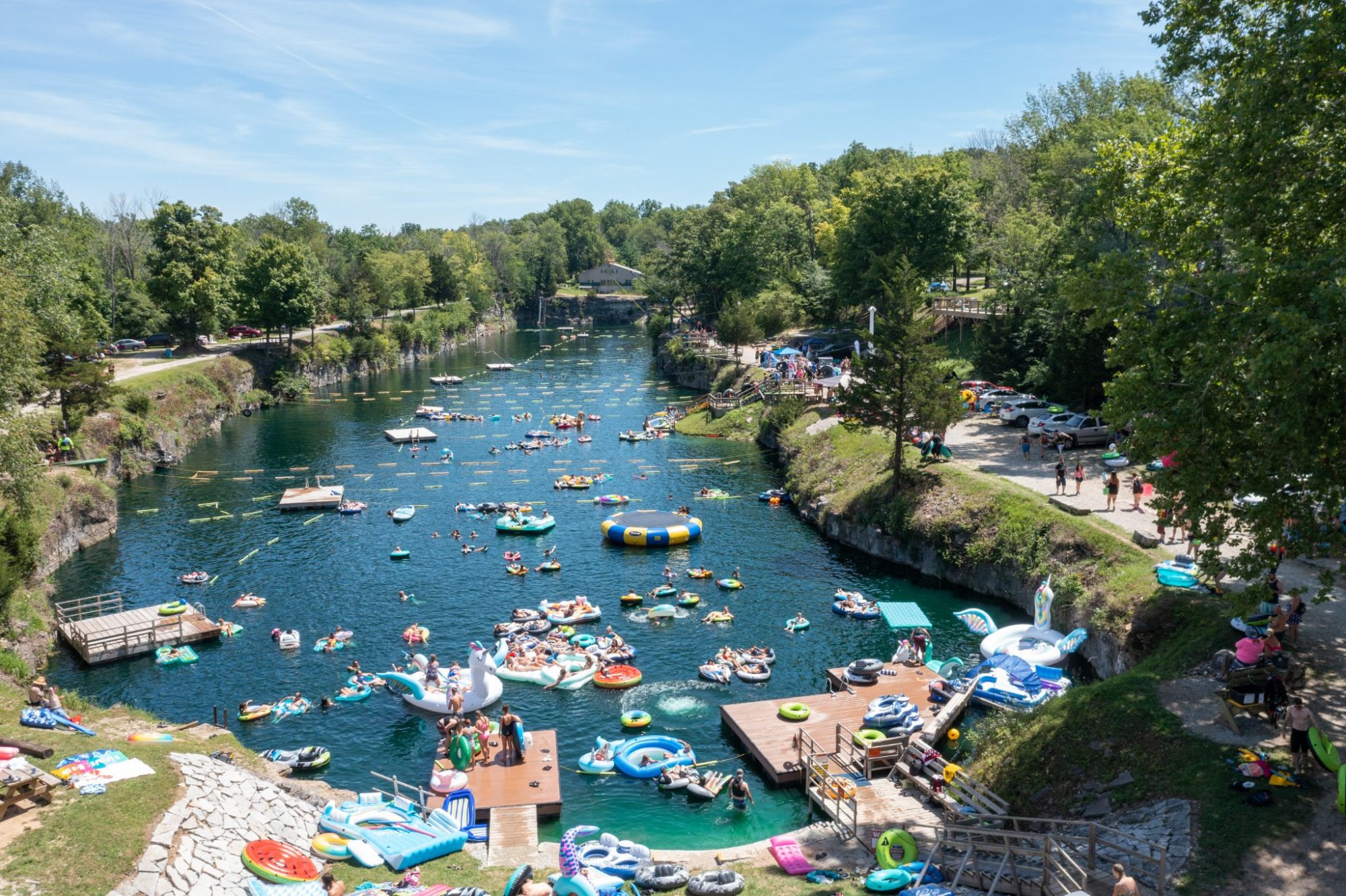 White Rock Park In Indiana A Cliff Jumper S Paradise