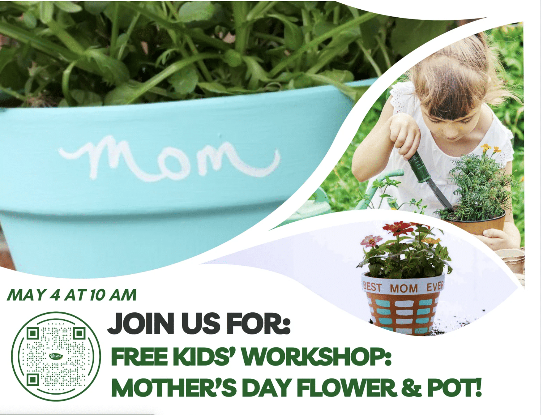 Free Kids' Mother's Day Flower & Pot Workshop - Indy's Child Magazine