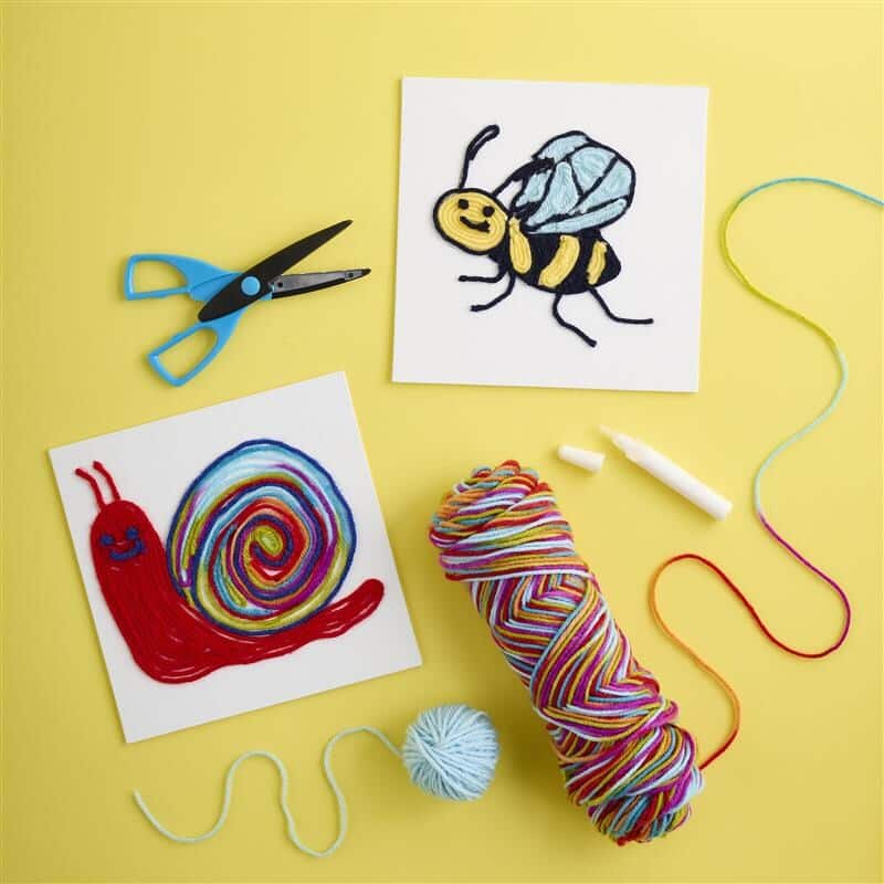 Michaels In-Store Craft: Yarn Painting - Indy's Child Magazine